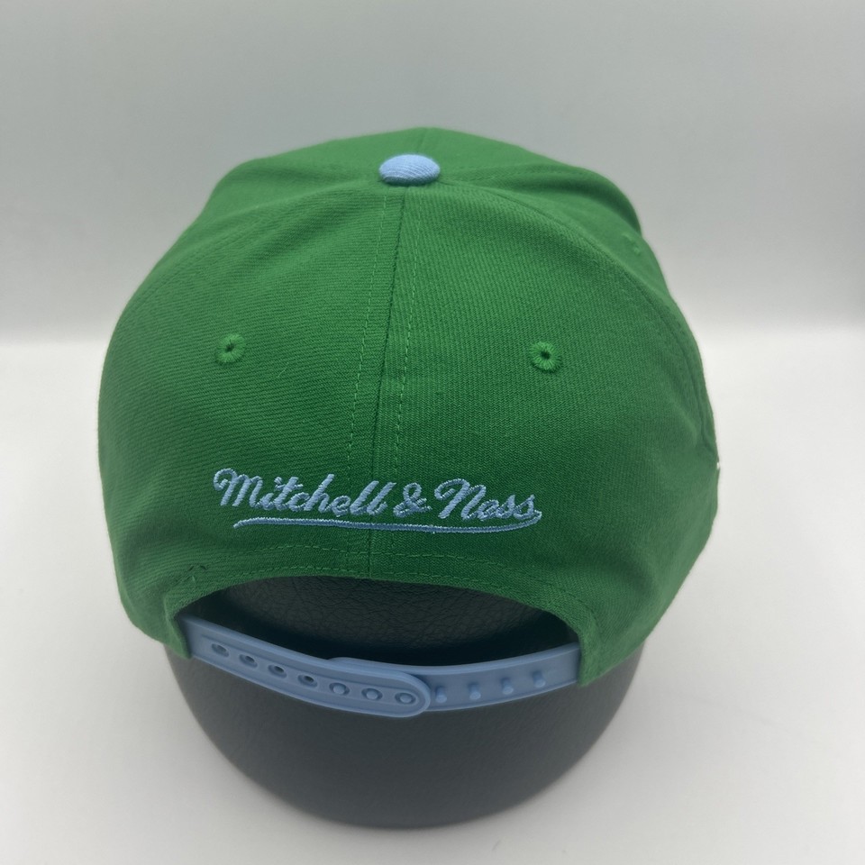 San Antonio Spurs Hat Mitchell Ness OSFM OG Fit Dynasty Green Logo New ...
