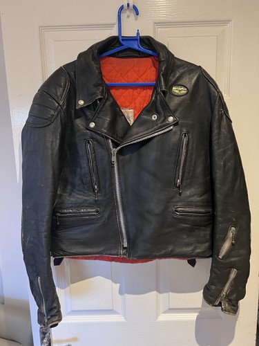 Aviakit Lewis Leathers Lightning Jacket Black Veg Tanned Cow 44 Made in ...