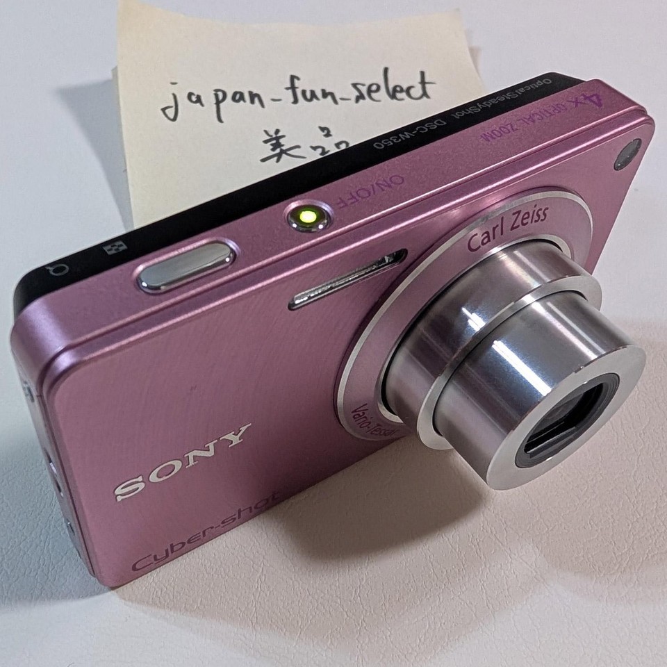 SONY Cyber Shot DSC-W350 Pink Digital Camera 14.1MP 4x zoom Japanese | eBay