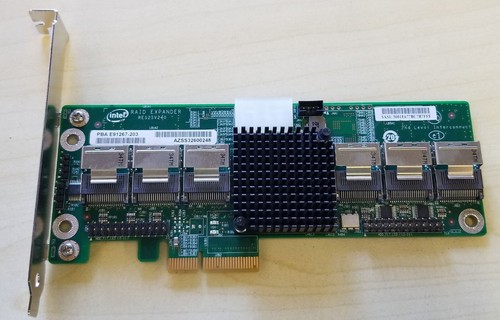 Intel RES2SV240 24-Port 6G 6Gbps SATA SAS Raid Expander Card | eBay