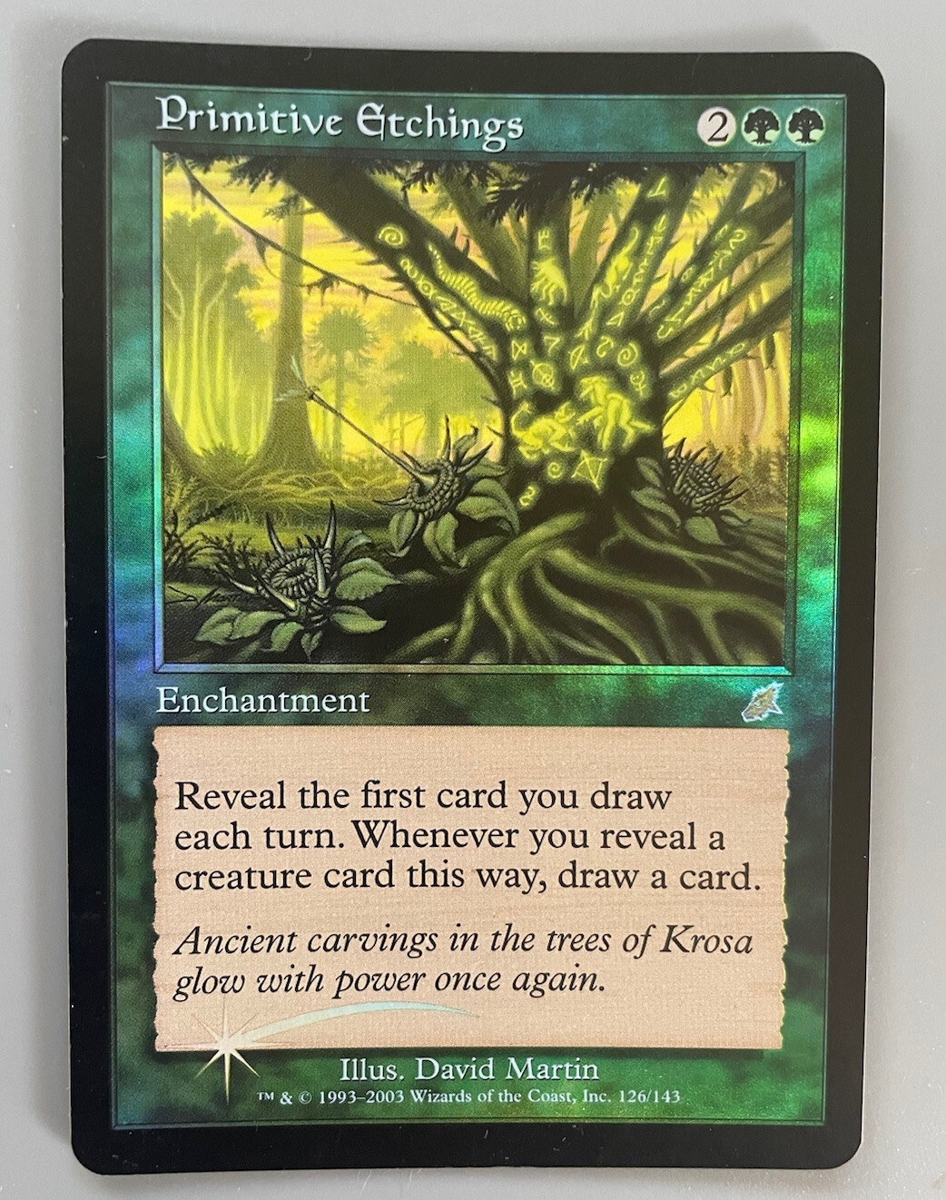 MTG - Primitive Etchings - Foil - - #126 Scourge - Magic The Gathering ...