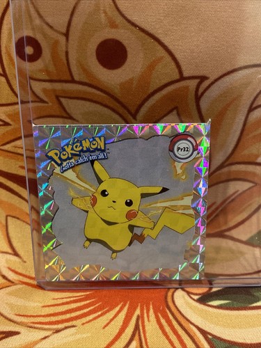 Vintage 1999 Artbox Pokemon Sticker Rare Series 1 PRIZM #PR32 Shocking ...