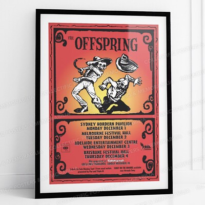 The OFFSPRING Australian Tour 1997 Promo Poster LARGE - Ixnay On The ...
