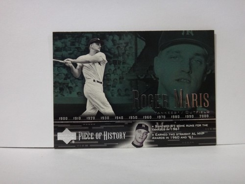 2002 (YANKEES) UD Piece of History #40 Roger Maris | eBay