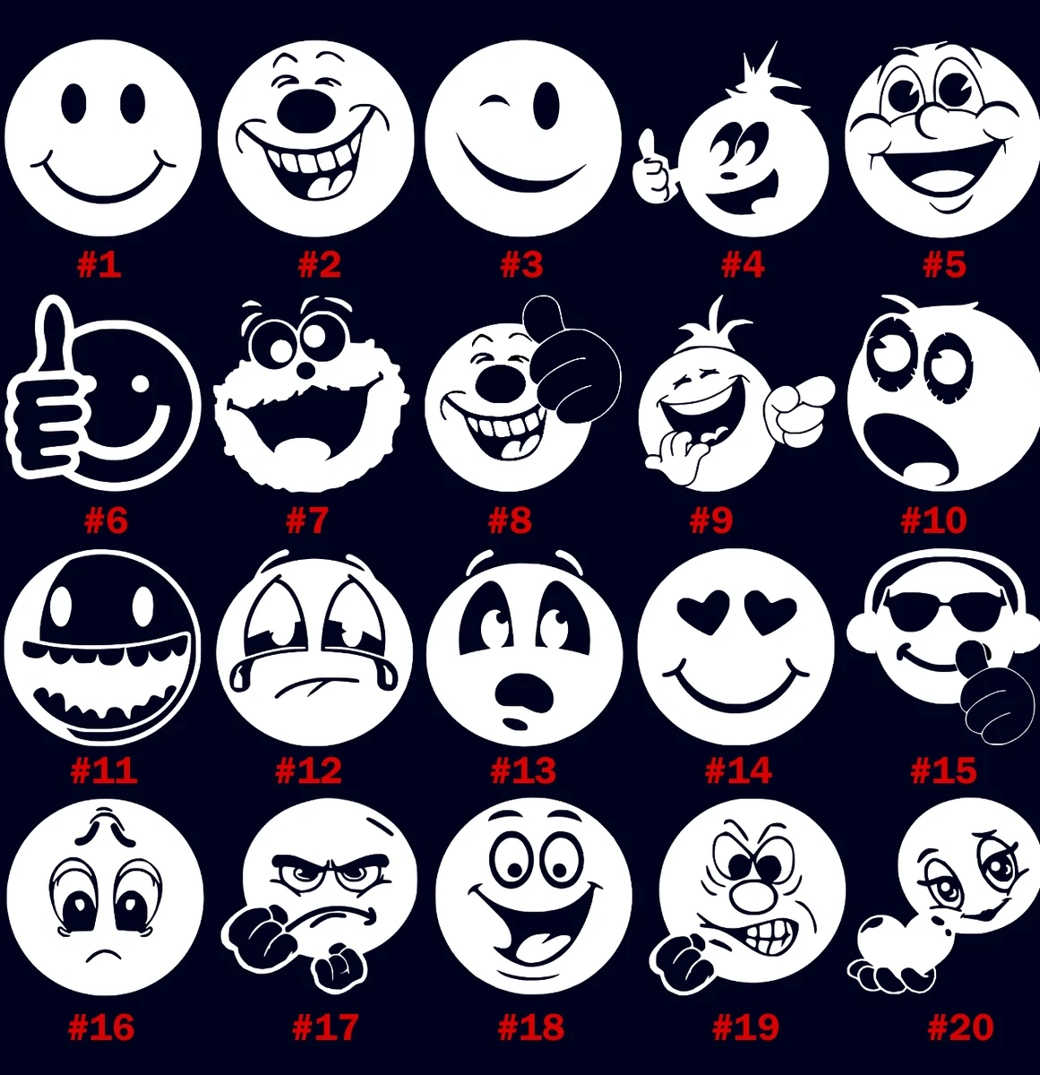Emoticons List Iphone