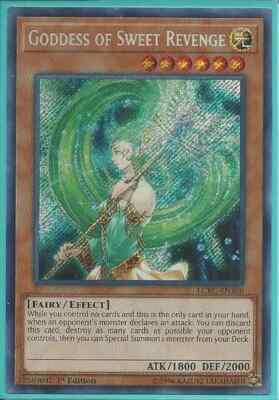 Yugioh - Goddess Of Sweet Revenge - Holographic Secret Rare - 1st ...
