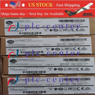 New Sealed Allen-Bradley 1769-IQ32T Compact I/O 32 PT 24VDC Input ...