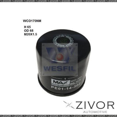 NIPPON MAX Oil Filter For Mazda CX-5 2.0L 02/12-02/17 - WCO170NM *By ...