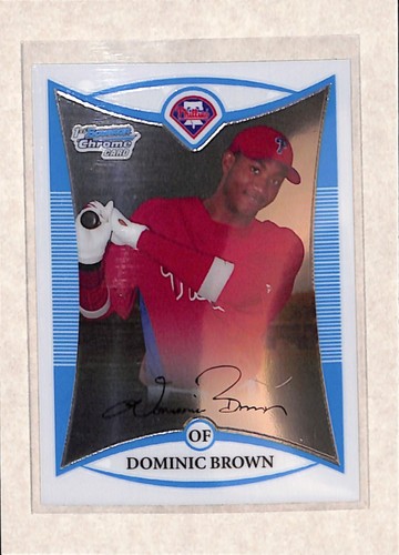 2008 Bowman Chrome Prospects BCP199 Dominic Brown RC NM | eBay