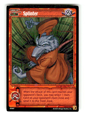 2004 Teenage Mutant ninja Turtles Trading Card Game Splinter #01047 | eBay
