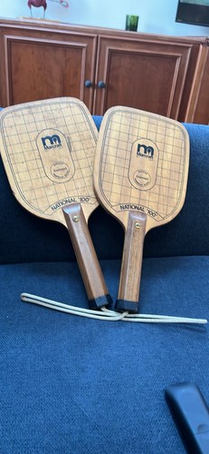 Pair of Vintage Marcraft Paddleball Paddle Racquet - National ‘100 ...