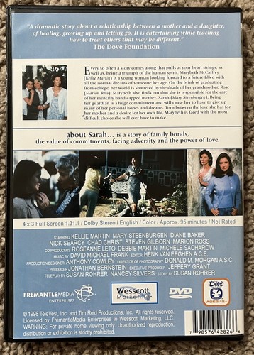 About Sarah.. (DVD 1998) Mary Steenburgen - In Excellent Condition ...