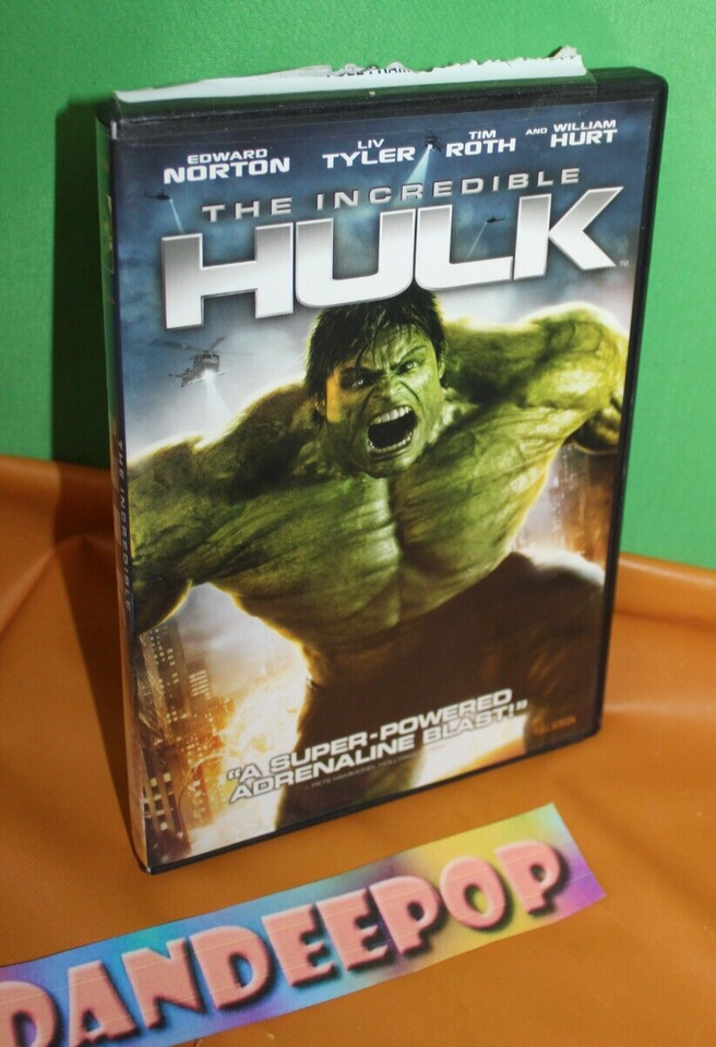 The Incredible Hulk (DVD, 2008, Widescreen) Liv Tyler Edward Norton | eBay