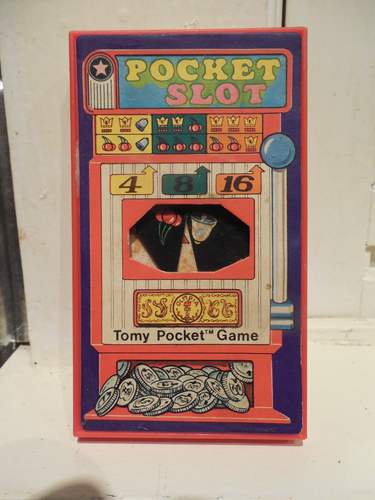 Vintage 1975 POCKET SLOT Handheld Portable Gambling Game Toy by TOMY ...