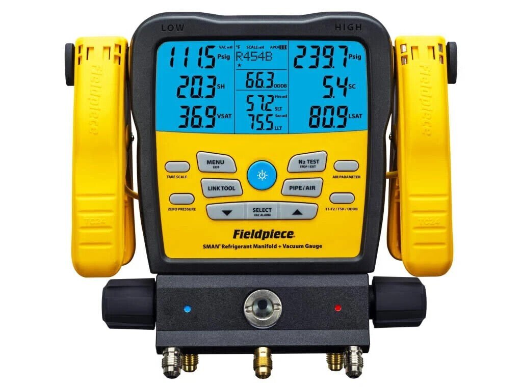 Fieldpiece SM382V SMAN Wireless Refrigerant Manifold (3-Port) | eBay