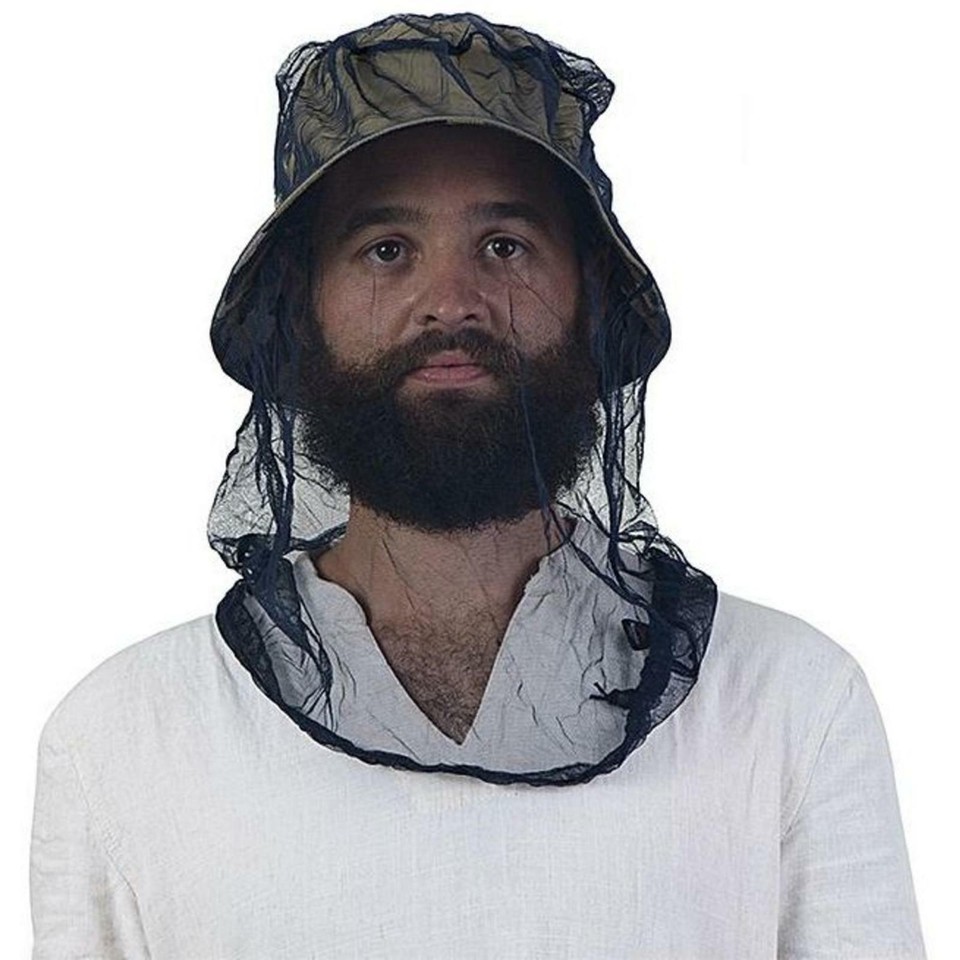 Midge Head Net Mosquito Hat Insect Fly Mesh Face Protector Travel ...