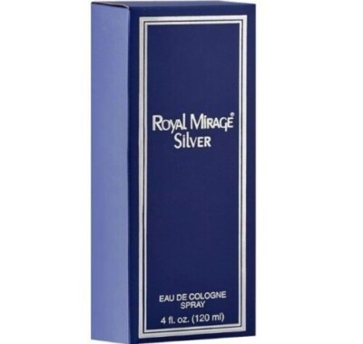 Royal Mirage Eau De SILVER Perfume Spray 120ml For Men long lasting ...