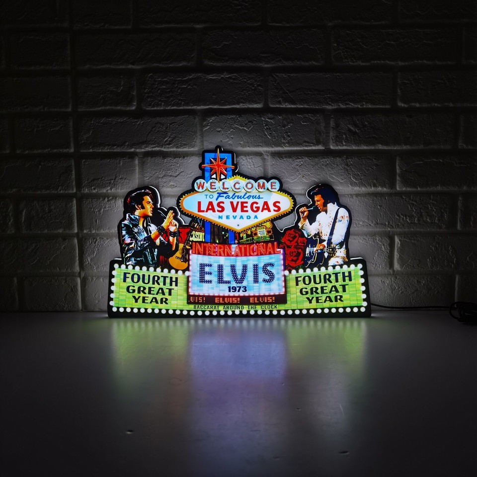 ULTRA RARE ELVIS PINBALL TOPPER LED LIGHTBOX - THE KING | eBay
