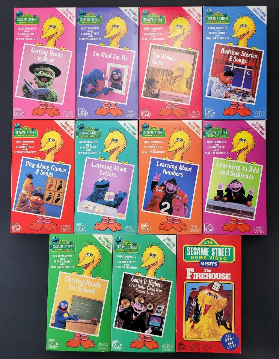 Sesame Street Vhs Lot