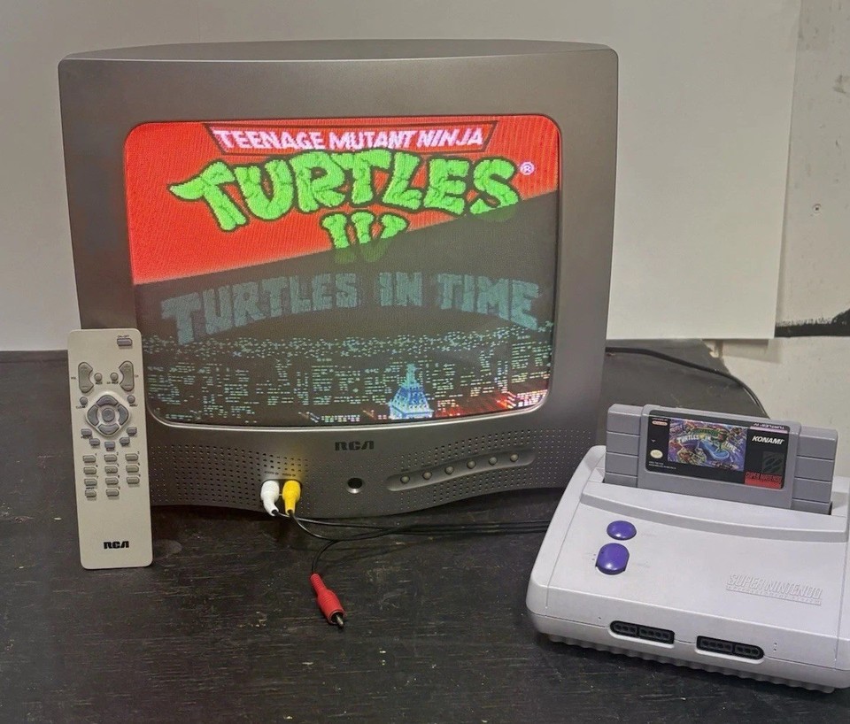RCA E13320 13" CRT TV Front RCA Inputs w/Remote - Retro Gaming Tested ...
