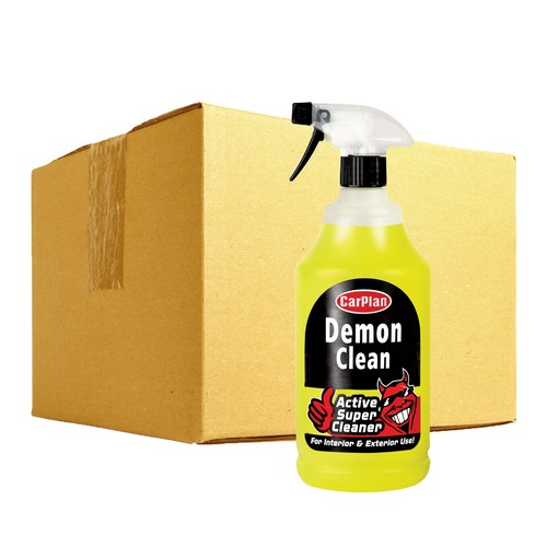 6 x Carplan DEMON CLEAN Active Multi Purpose Car Interior Exterior ...