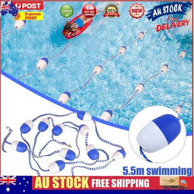 5.5m Swimming Pool Safety Divider Rope Swimming Pool Lane Line Rope | eBay