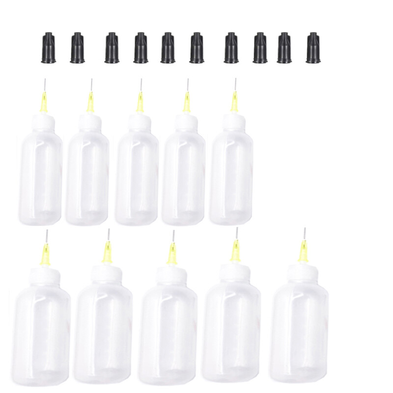 Plastic Empty Oil Dropper Bottle with Steel Needle Drip | eBay