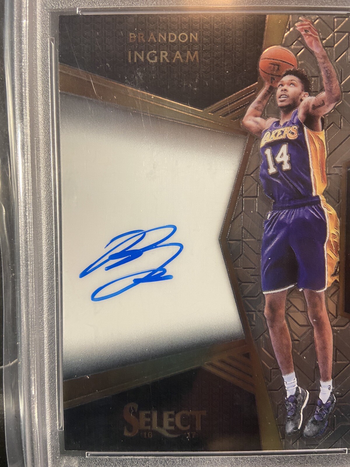 2016-17 Panini Select - Rookie Signatures #1 Brandon Ingram /299 (AU ...