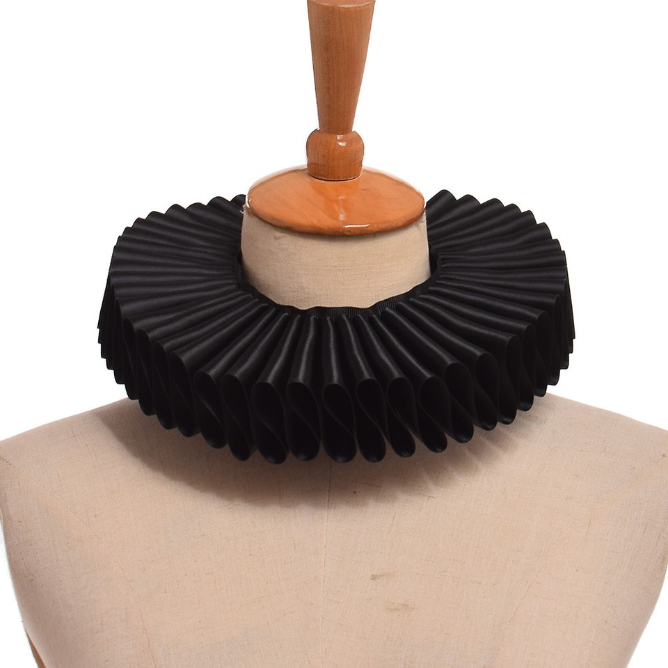 Renaissance Ruff Victorian Ruffle Collar Elizabethan Neck Ruff ...