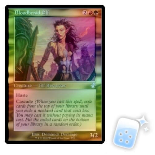 FOIL BLOODBRAID ELF Time Spiral Remastered Magic MTG MINT CARD | eBay