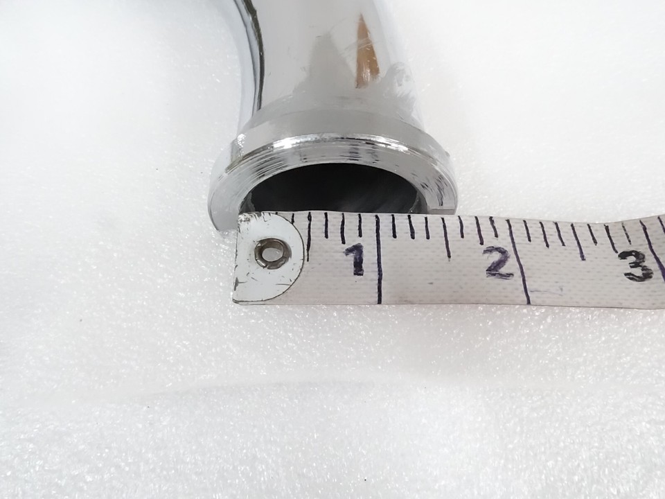 Yamaha RX125 RX100 RX135 Silenziatore Scarico Collettore Cromato #17C7 ...