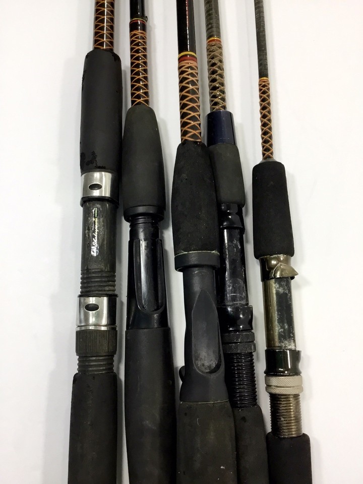 5 Vintage Shakespeare Ugly Stik Fishing Rods For parts or rebuild | eBay