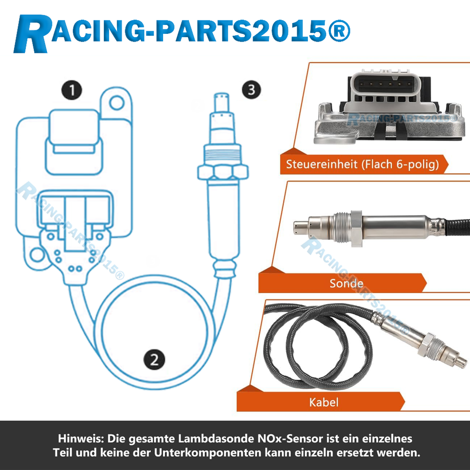 RA®NOX SENSOR NACH KAT Für OPEL INSIGNIA B 2.0 CDTI 170PS 174PS ...