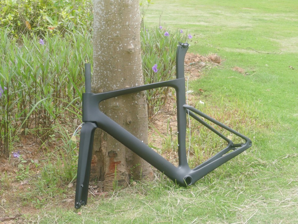 2026 Carbon Matt Road Bicycle Bike Frame 49cm 52cm 54cm 56cm 58cm fork ...