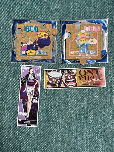 Joyful One Piece Collaboration Cork Coaster Chopper Franky Bandai Japan ...