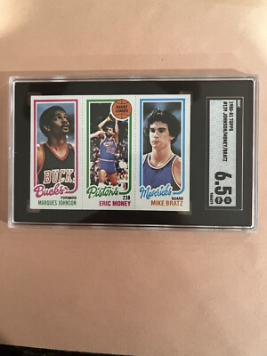 1980-81 Topps #139 Mike Bratz Rookie Marques Johnson SGC 6.5 EX-NM ...