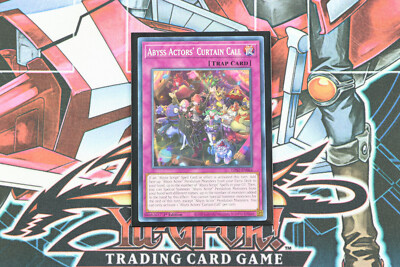 YuGiOh Trap Card Abyss Actors' Curtain Call LDS2-EN064 1st Edition ...