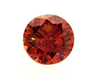 1.51CT Loose Diamond Fancy RED Color Natural Round Cut Brilliant EGL ...