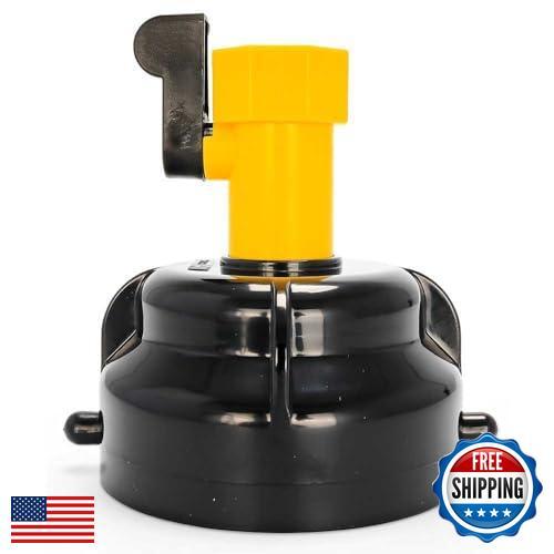 Camco RV Sewer Hose Rinse Cap | Features a Convenient Shut-Off Valve ...