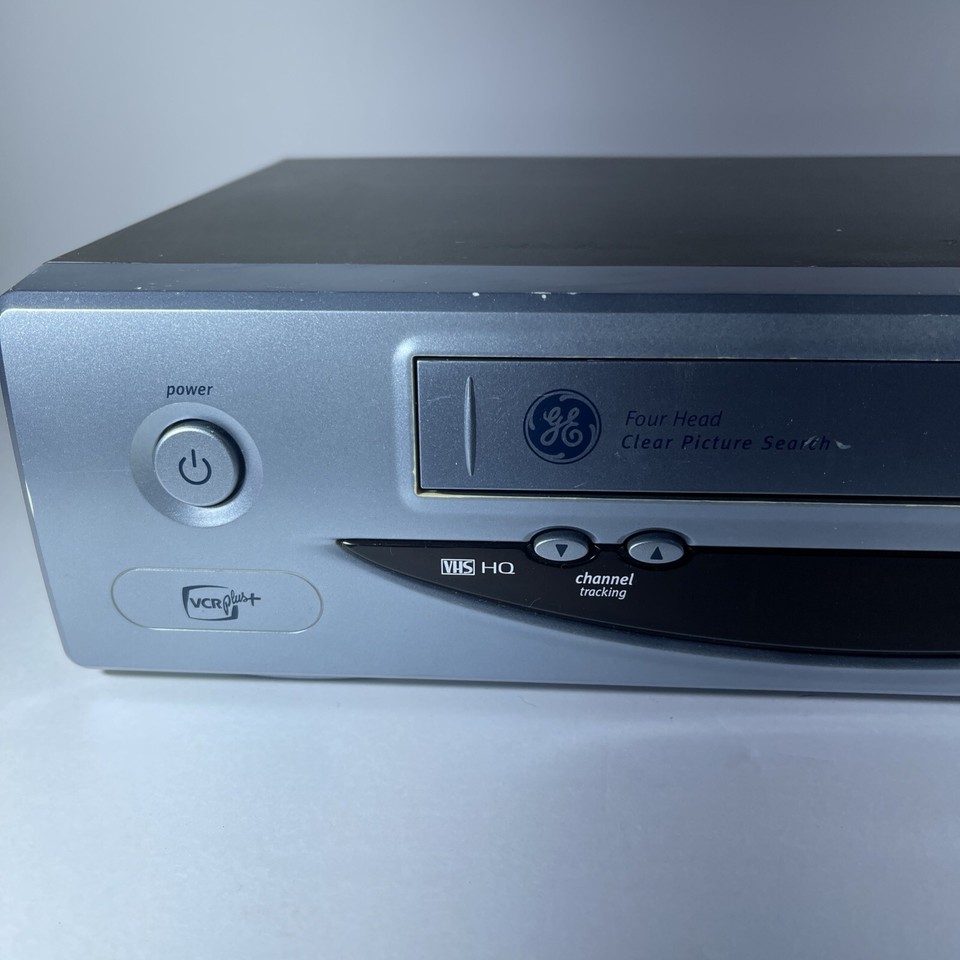 VHS Player GE VCR Video Recorder VG4270 VCR 4 Head NO Remote. Same Day ...