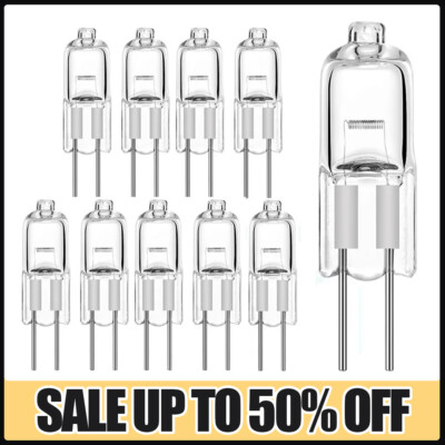 10PCS G4 Halogen Clear Capsule Bulbs 10W 20W Watt Replace Bulb Lamp 12V ...