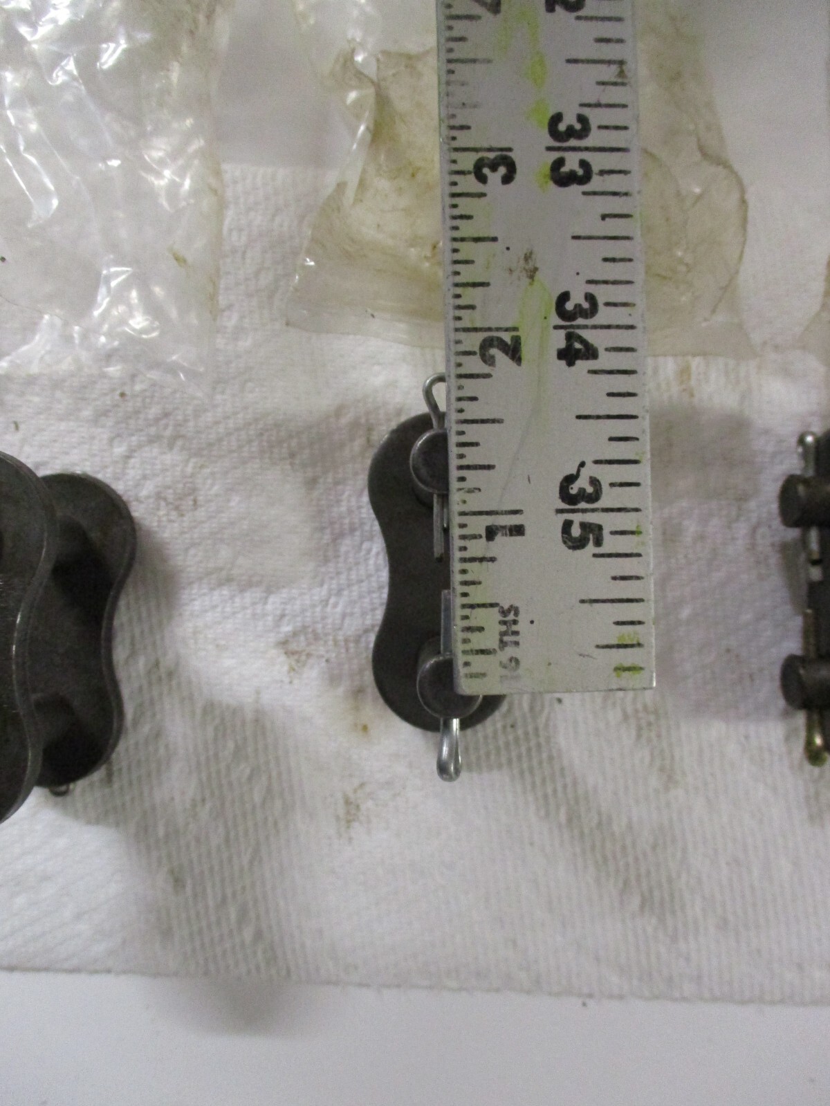 #100 Cottered Connecting Link for Roller Chain WITRE BRAND (QTY 3 PACK ...