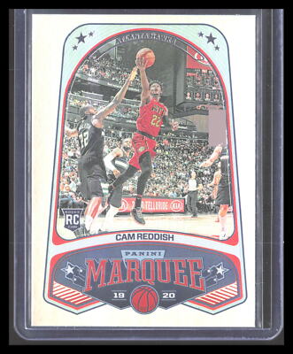 2019-20 Panini Chronicles Cam Reddish Marquee #243 Rookie Atlanta Hawks ...