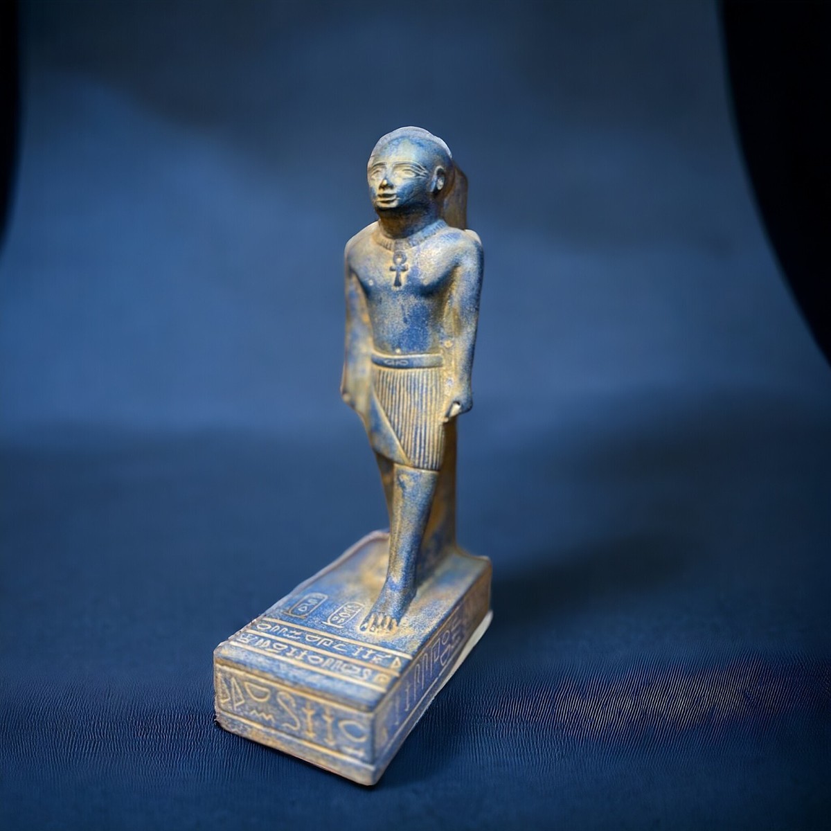 Imhotep Statue Bonhams : An Egyptian Black Steatite Figure Of Imhotep