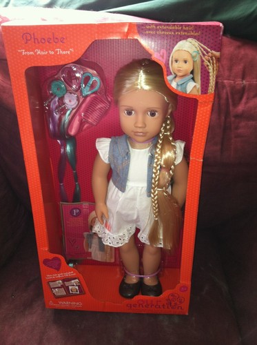 Our Generation Phoebe-Hair Grow Doll 18" Tall NIB | eBay