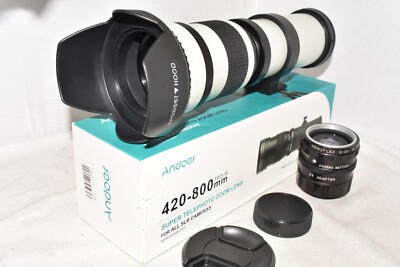 Canon EOS DSLR DIGITAL fit 420 800mm 1600mm 2400mm zoom lens 1000D ...