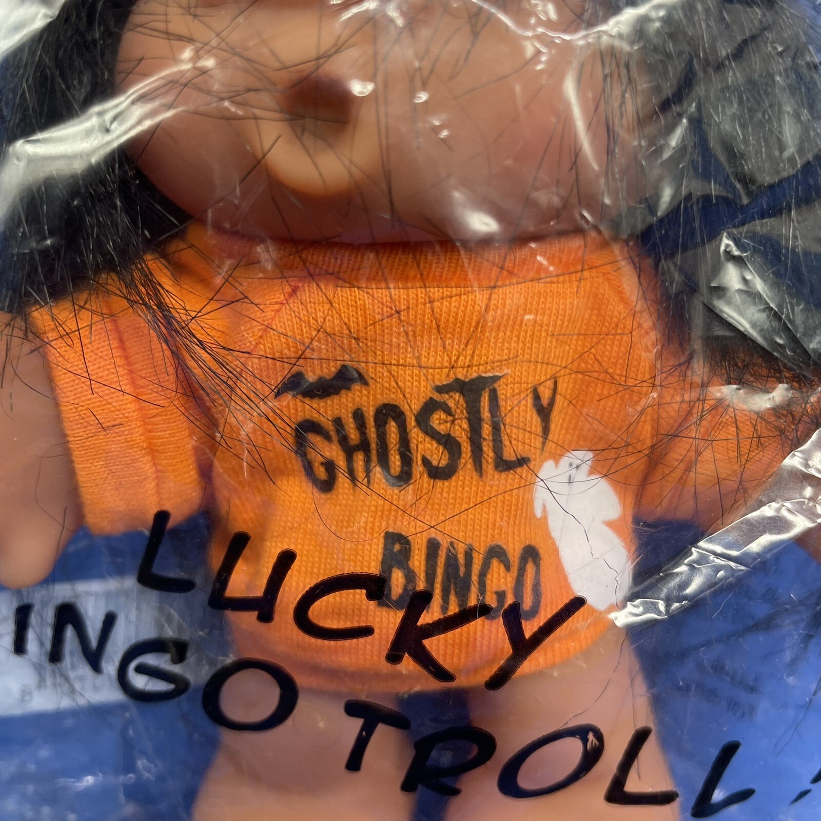 Lucky Bingo Troll Doll Ghostly Bingo Halloween Sweater 5in. Dam for ...