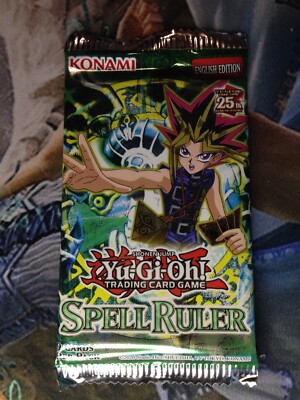 Yugioh "Spell Ruler SRL" 9-Card 25th Anniversary Sealed Booster Pack X1 ...