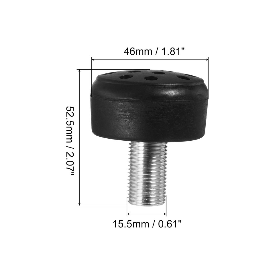 Roller Skate Toe Stops with Bolts Rubber Brake Stoppers Block with ...
