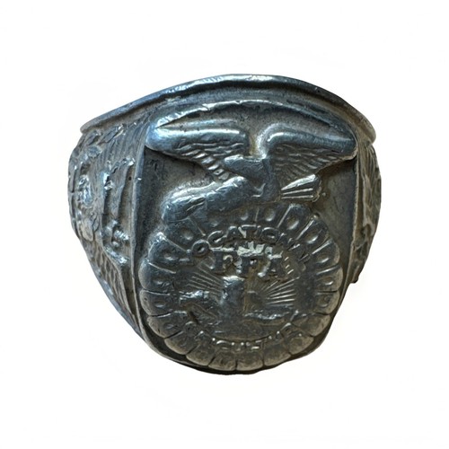 1940s BALFOUR Sterling Silver FFA Future Farmers of America Sz 9 Ring ...